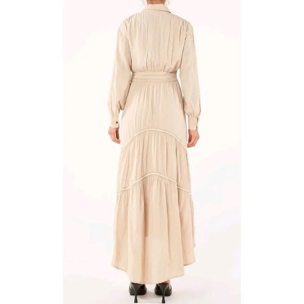 Miss Me | Dresses | Md821l Button Up Tiered Dress | Poshmark